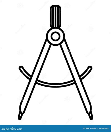 School Compass Design Stock Vector Illustration Of Ruler 288106294