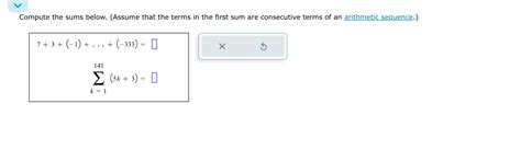 solved compute the sums below assume that the terms in the