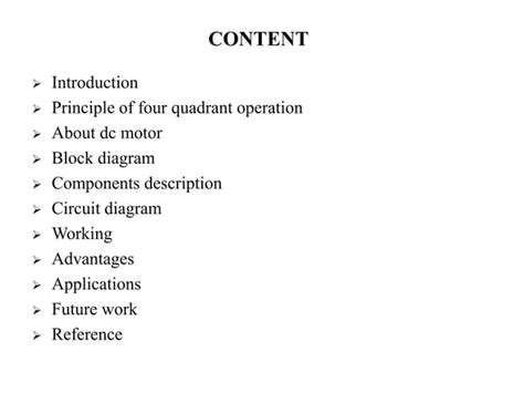 Four Quadrant Dc Motor Speed Control With Microcontroller Ppt