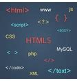 Php Coding On Black Royalty Free Vector Image VectorStock