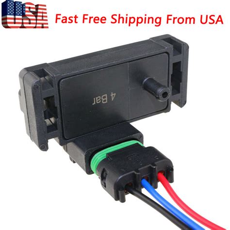 4 Bar Turbo Map Sensor For Modified Gm Honda Mitsubishi Acura Mustang