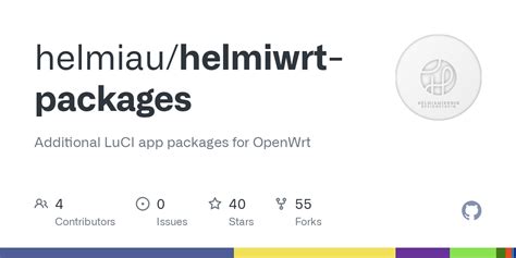 github helmiau helmiwrt packages additional luci app packages for