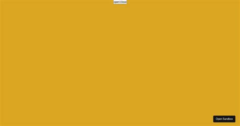 Show Hide Animation Codesandbox