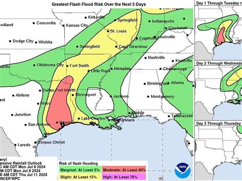 Hurricane Beryl Makes Landfall With Life Threatening Storm Surge