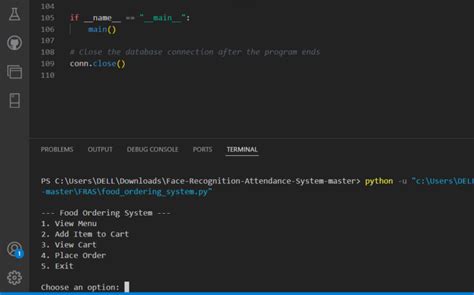 Online Food Ordering System In Python With Source Code
