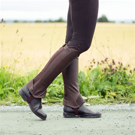 Horze Leather Half Chaps Lanskeys Saddlery
