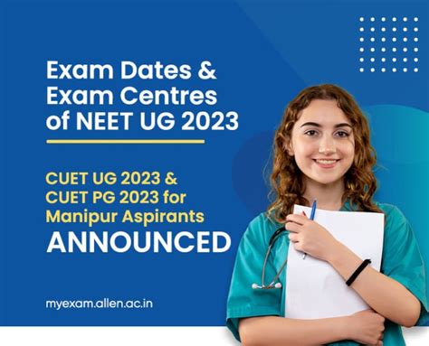 Exam Dates And Centres Of Neet Ug 2023 Cuet Ug And Pg 2023 For Manipur