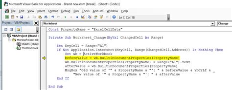 solved update document property based on excel cell value experts