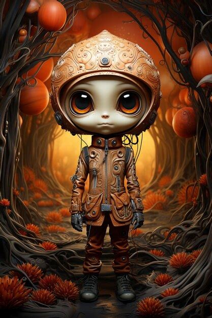Premium Ai Image Abstract Character