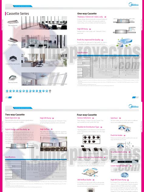Cassette Vrf Midea Pd Cp Intensity 2 Vias Pdf Air Conditioning