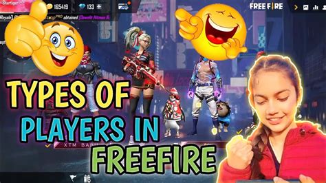Types Of Players In Freefire😂random Playersbhartiffbharti Gaming