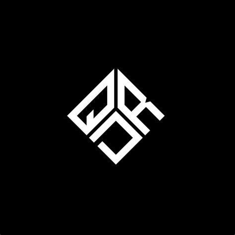 Qdr Letter Logo Design On Black Background Qdr Creative Initials Letter Logo Concept Qdr