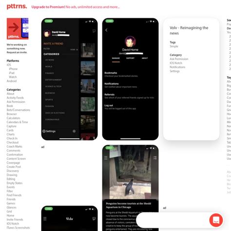 Mobile Design Patterns Resources And Inspiration Pearltrees
