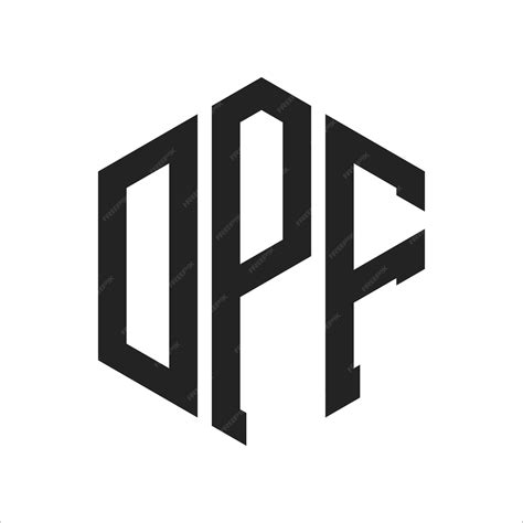 Premium Vector Dpf Logo Design Initial Letter Dpf Monogram Logo Using Hexagon Shape