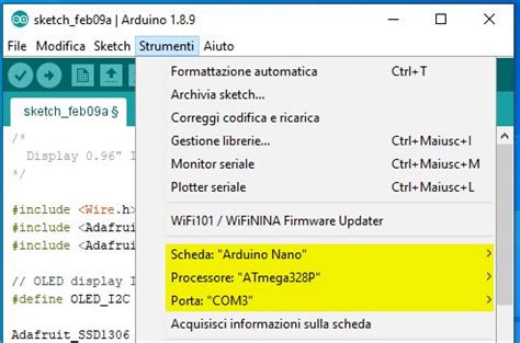Utilizzare Un Display I2C LCD SSD1306 Con Arduino Lelezapp