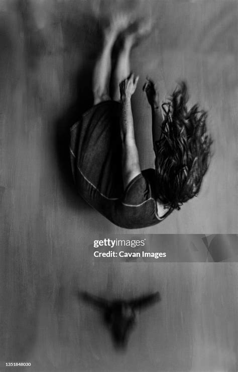Girl Falling From Sky Art