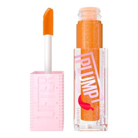 Maybelline Lifter Gloss Plumping Lip Gloss 008 Hot Honey 0 18 Fl Oz