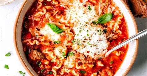 Comfort Food Reinvented Easy Lasagna Soup Recipe All The Flavor
