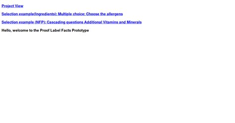 Proof Label Facts Prototype Codesandbox