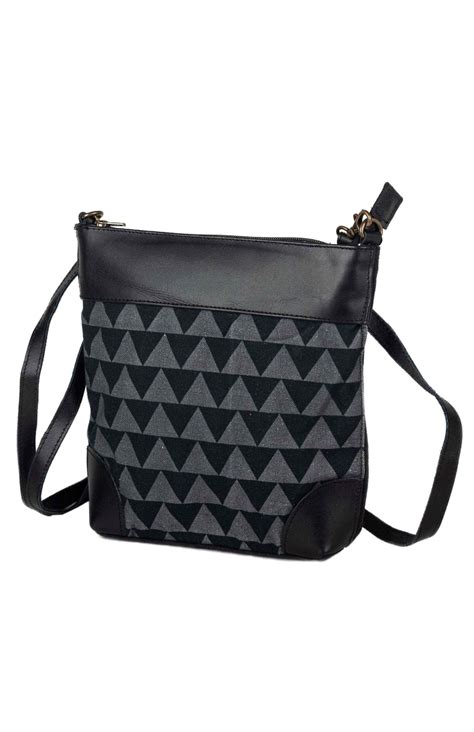 Pyramid Sling Cott N Curls Leather Sling Bag Canvas Sling Bag