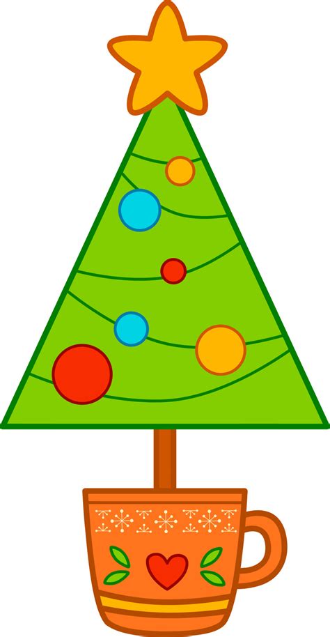 Weihnachtskarikaturen Clipart Weihnachtsbaum Clipart Vektor 8719139