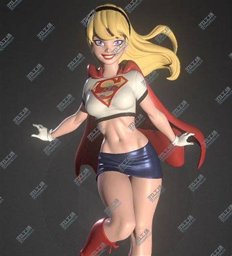 超级女孩 3d打印模型下载 3d工场 3dworks Cn