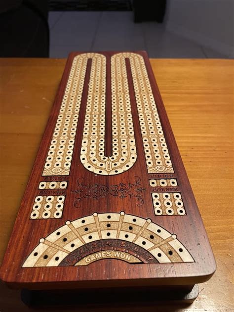 Ted My Dad A New Board Off House Of Cribbage For Christmas R Cribbage