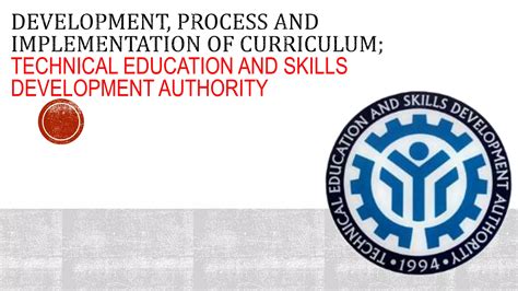 Development Process And Implementation Of Curriculum Deped Ched And Tesda Pptx