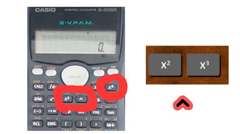 Exponents In Calculator How To Use Square X Cube X And Buttons In Scientific