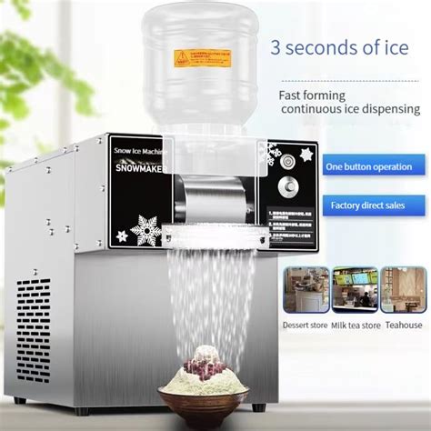 Shanyou Commercial Snowflake Ice Shaved Machine Milk Snow Ice Machine