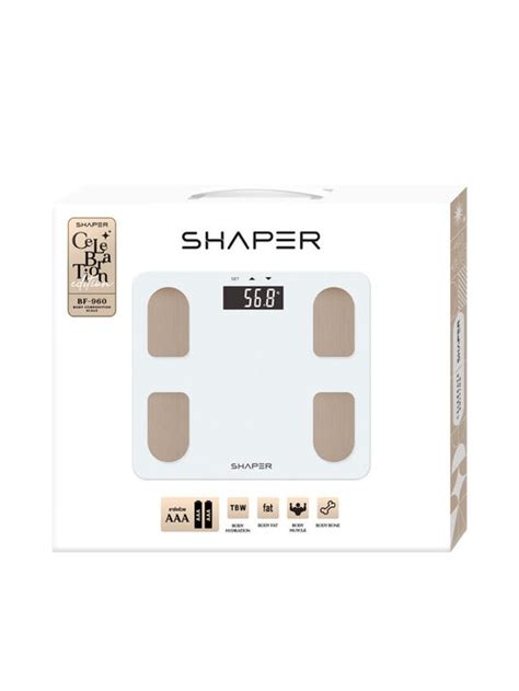 Shaper เครื่องชั่งน้ำหนักบุคคลแบบดิจิตอลและวัดเปอร์ไขมันในร่างกาย รุ่น