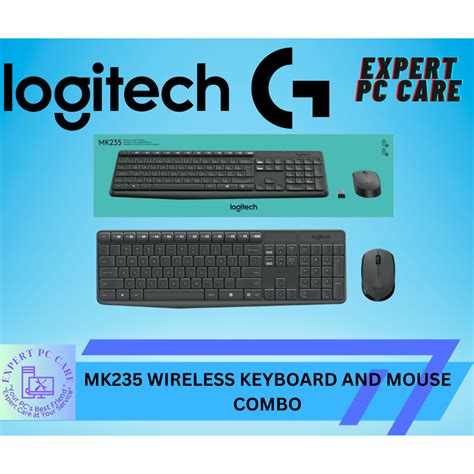 Logitech Mk235 Wireless Keyboard And Mouse Combo Shopee Malaysia