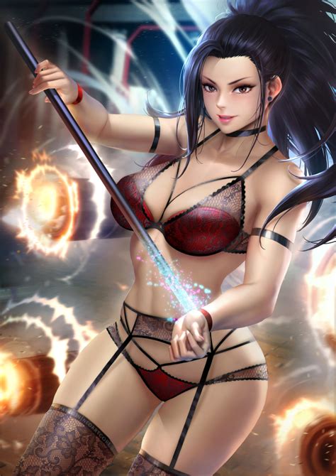 Rule 34 1girls Abs Absurdres Belly Big Breasts Black Hair Bra Breasts Brown Eyes Choker