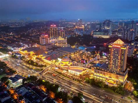 Drone Shot Of Sunway Pyramid Sunway Resort Editorial Photography