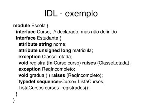 PPT IDL Interface Definition Language PowerPoint Presentation Free Download ID 9533935