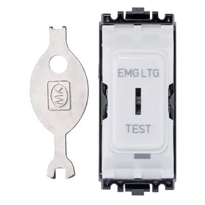 MK K4898ELWHI Grid Plus 20A 2 Way Single Pole Key Switch Module Go Sparky