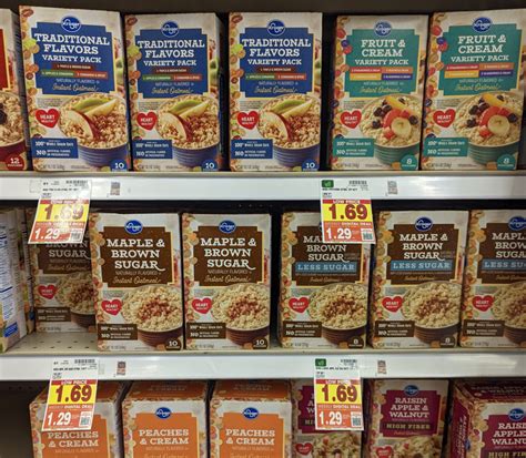 Kroger Instant Oatmeal Just 129 At Kroger Iheartkroger