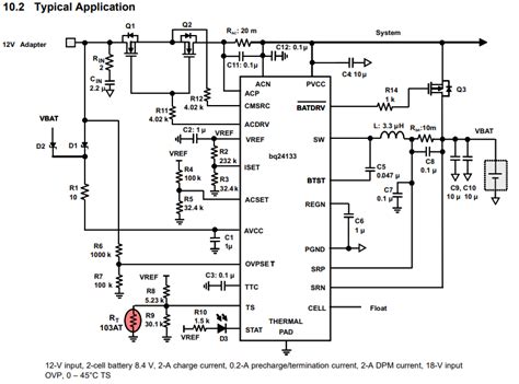 Bq24133 Which Components Are Not Necessary If Dont Use The Power