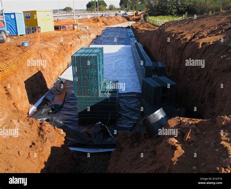 Buried Attenuation Chamber Using Stormbloc Plastic Crates Sustainable