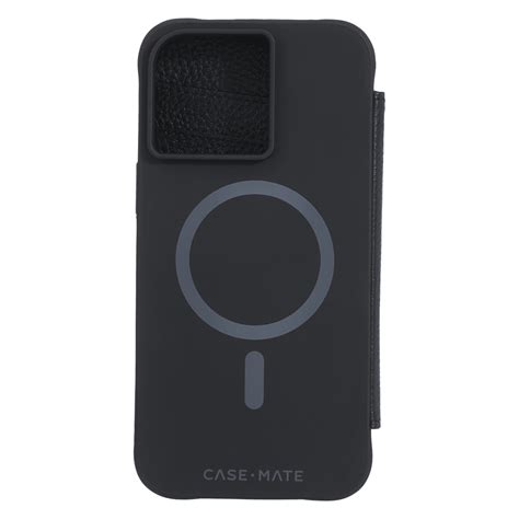 Case Mate Wallet Folio Magsafe Case For Apple Iphone 15 Pro Max Black