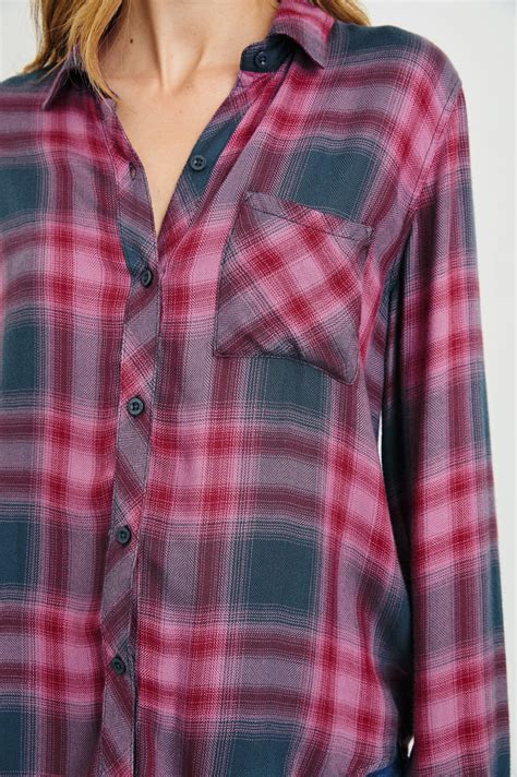 Hunter Shirt Dusty Mauve Evergreen Rails Eu