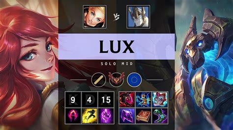 Lux Mid Vs Galio Unstoppable Euw Grandmaster Patch 25s11 Youtube
