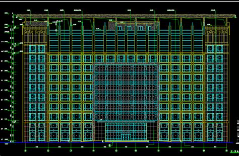 十一层框剪结构现代办公楼建筑施工图免费下载 工业、农业建筑 土木工程网