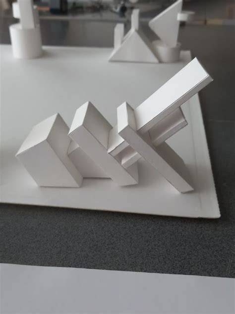 Дизайн Объёмная геометрическая композиция из бумаги Композиция Геометрические фигуры