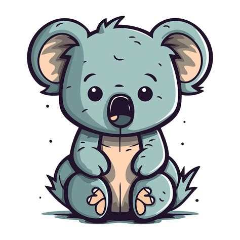 Cute Cartoon Koala Vector Illustration Of A Koala 33325576 Vector Art