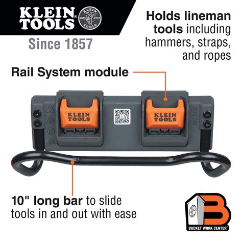 Utility Bar Storage Module Rail System Bc508c Klein Tools