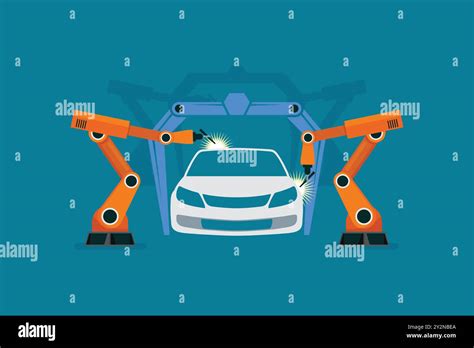 Car Manufacturer Or Car Production Concept Robotics Industry Insights Automotive And