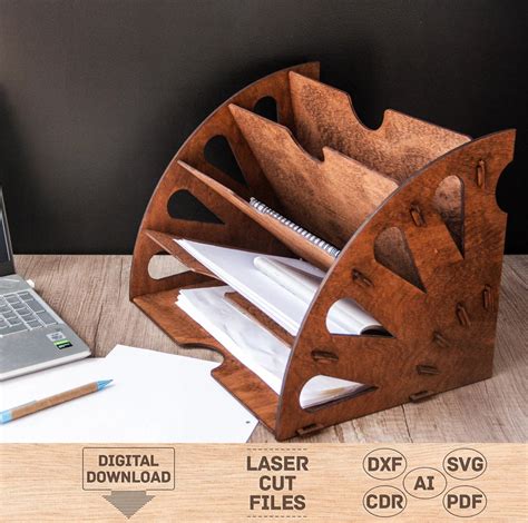 Desk Organizer Svg Desk Organizer Pdf Desk Organizer Dxf Document