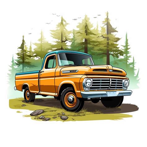 Premium Ai Image Pickup Truck Wallpaper With High Resolution