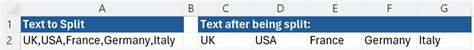split text across columns and rows in excel using textsplit